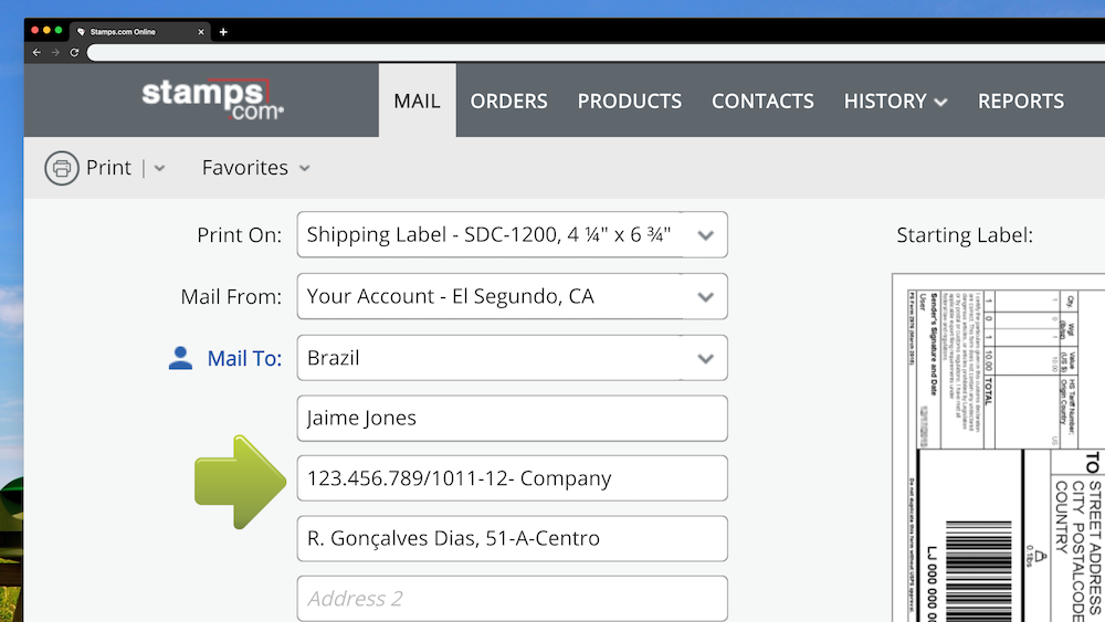 New Tax ID Requirements For Shipping To Brazil Stamps Blog New Tax ID Requirements For Shipping To Brazil Stamps Blog